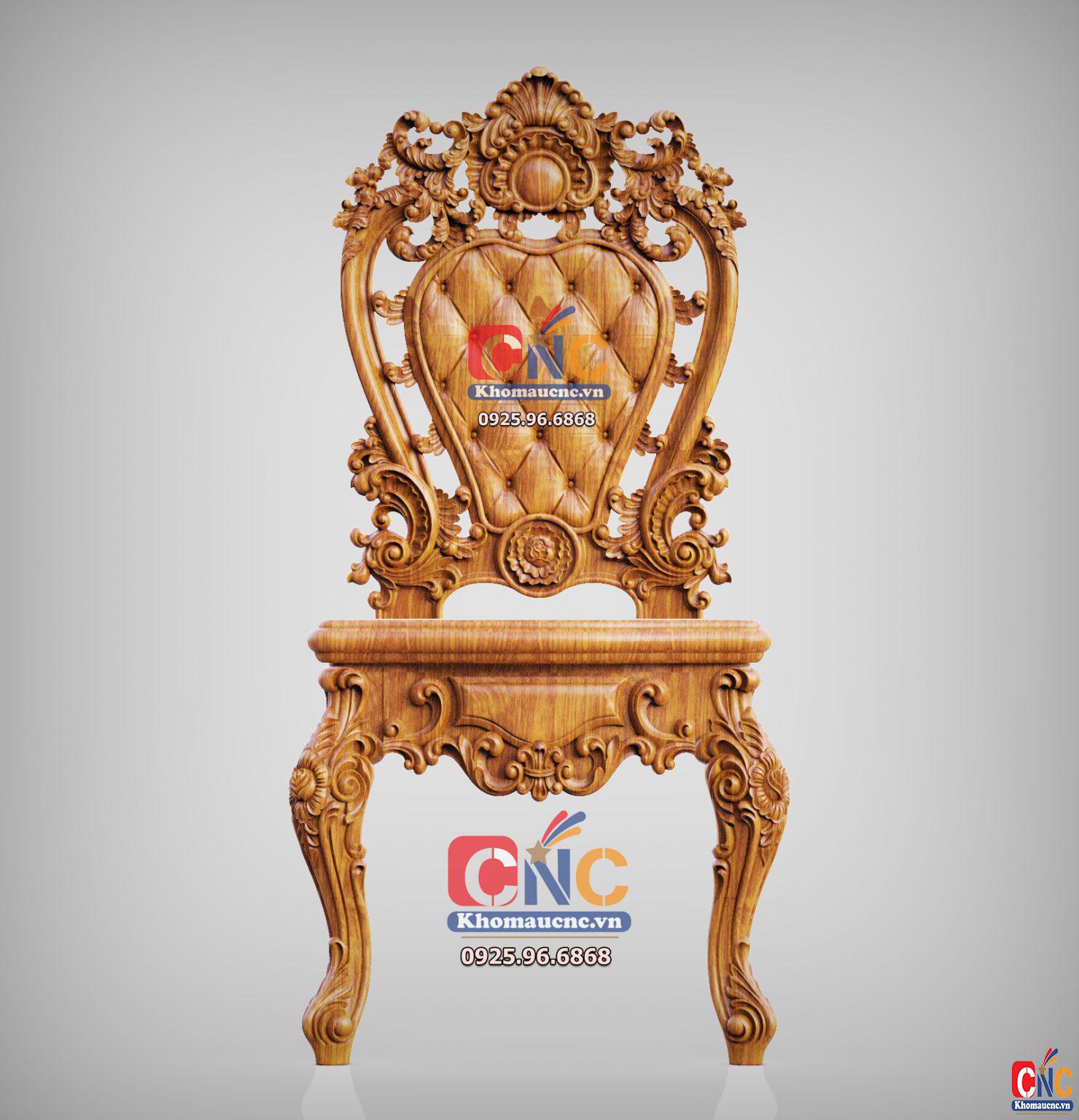 Kho Mẫu Cnc Ghế ăn Cổ điển 5 Kho Mẫu Cnc Việt Nam Kho Mẫu Free